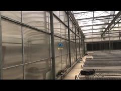 Indoor Farming Polycarbonate Groenhuis voor snelgroeiende gewassen
