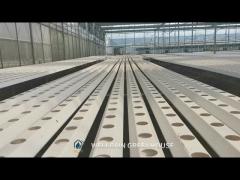 NFT-hydroponisch groeipijpsysteem voor sla en kruiden met hydroponisch NFT-pijp