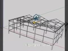 Ökologische Pflanzenhaltung Polycarbonat Gewächshaus Innengemüse Gewächshaus