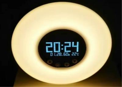 China Mutlifuction Travel Wake UP Light Alarm Clock ABS Plastic Brightness Adjustable for sale