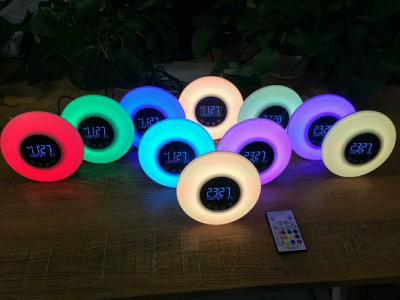 China Sleeping Dusting Night Light Alarm Clock Light Sunrise , Micro USB DC5V Light Based Alarm Clock for sale