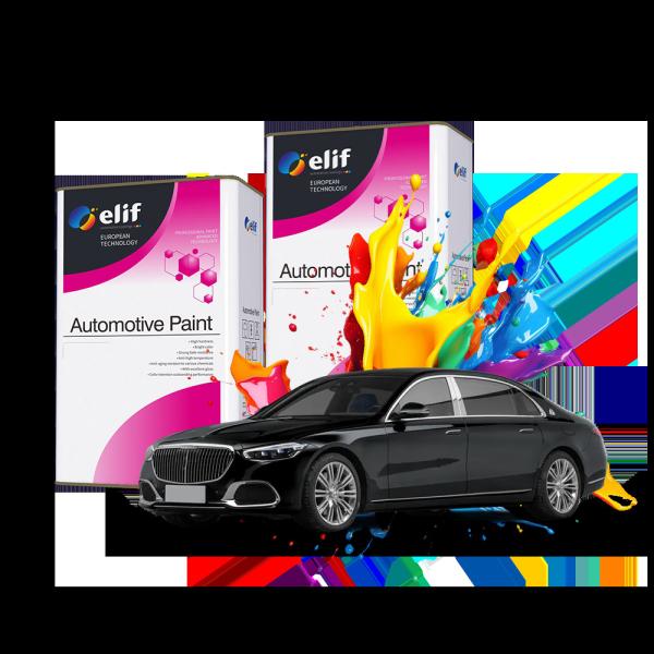 Quality Advertising Billboard Paint Auto Refinish Paint 1K Basecoat Golden Green Automotive Car Auto Refinish Coating Repair Paint for sale