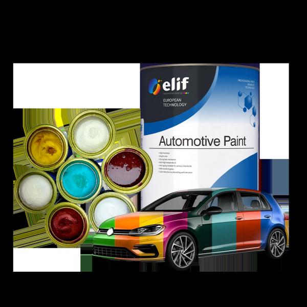 Quality Car Paint Topcoat Repair Coat 1K Silver Colors Automotive Solid Toners Auto Refinish Basecoat Advertising Billboard Paint for sale