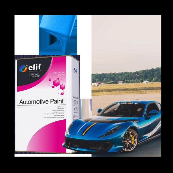Quality Automotive Acrylic Resin Car Spraying Refinish Paint Advertising Billboard Paint 1K Silver Colors Coarse Silver Auto Car Paint for sale