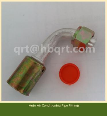 China Alumnium  fitting with iron jacket  for auto air conditioning hose for sale
