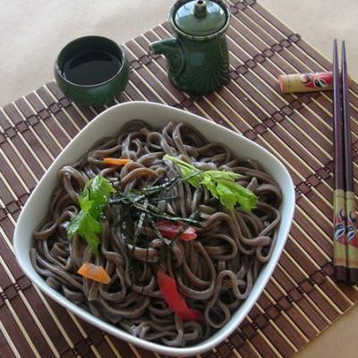 China Organic vegetarian and lwo fat Buckwheat Noodle for sale