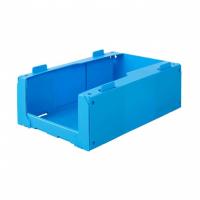 China Corrugated Plastic Stackable Warehouse Bins Foldable for sale