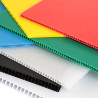 Cina 10mm Recycled Coroplast Corrugated Plastic Sheets Customization in vendita