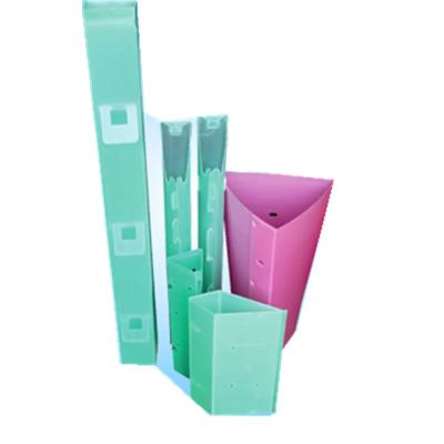 Cina 2mm - 4mm Corrugated PP Plastic Tree Guards Impact Resistance in vendita