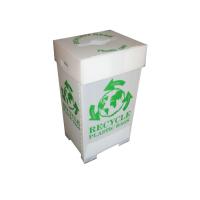 China PP Coroplast Recycle Bin Eco Friendly Resistant Durable for sale