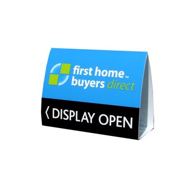 Cina Rigid Customized PP Roster Sign Corplast Signs Shopping Mall Name Card in vendita