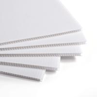 China Polypropylene Corflute Sheet Customized Recycled Rigid Corrugated Plastic Sheet for sale