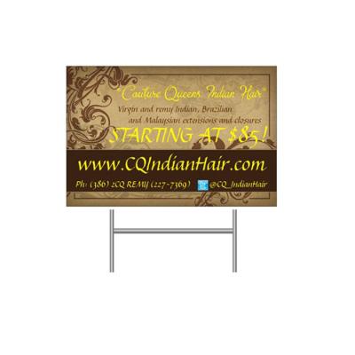 Cina Polypropylene Corrugated Plastic Yard Signs Indoor Outdoor Lightweight Advertising in vendita