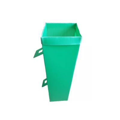 Cina Protezione per alberi in polipropilene ondulato di plastica Protezione per viti leggera pieghevole in vendita