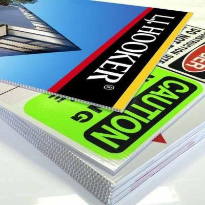 China PP Corrugated Plastic Sign Durable Waterproof Lightweight Correx Board Custom Printing Display Signage for Indoor Outdoor Advertising Yard Real Estate Event Promotion Retail Use for sale