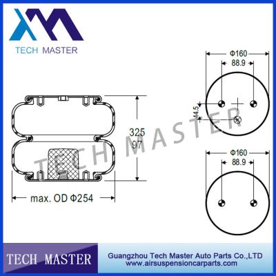 China OEM W01-358-6947 double Convoluted Industrial air spring for Truck Firestone air bellows spring for sale