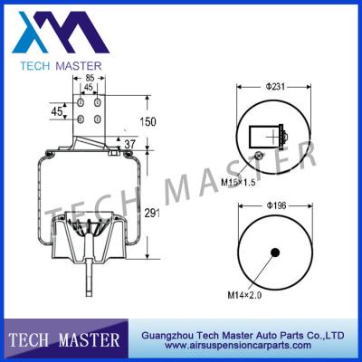 Κίνα ΘΦ Gomma/IVECO cOem 1ts-270-23-γ, 41270466 φυσητήρων ανοίξεων αναστολής φορτηγών προς πώληση