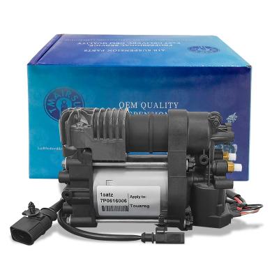 China Compressor de Suspensão de Ar Fiável e Durável 95835890100 7P0616006 Para Porsche Cayenne Touareg Macan e Hyundai Volvo à venda