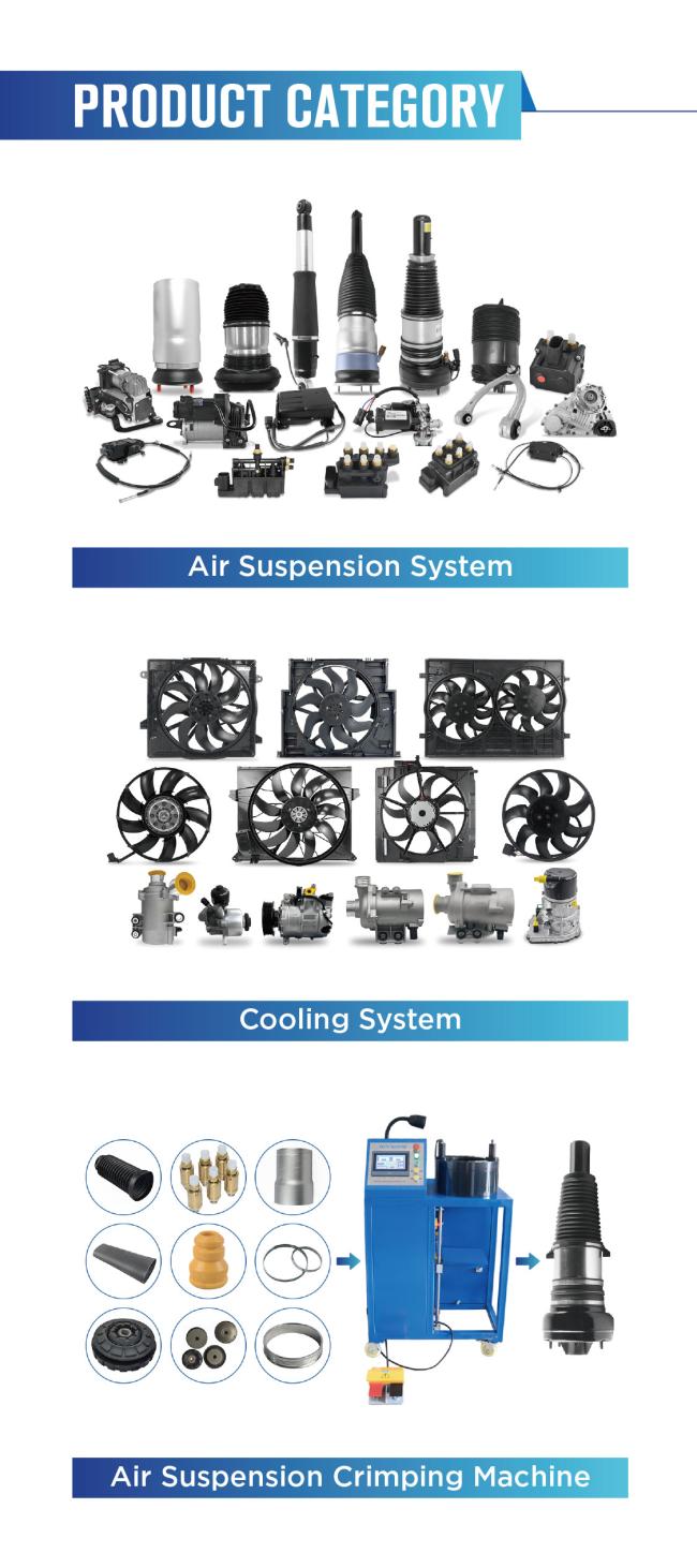 Various air suspension parts