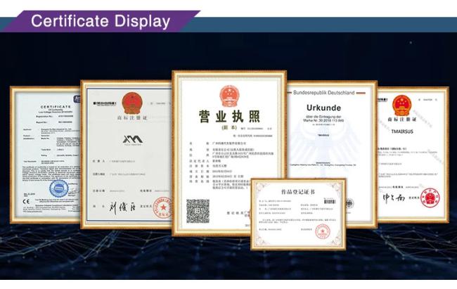 Company certifications