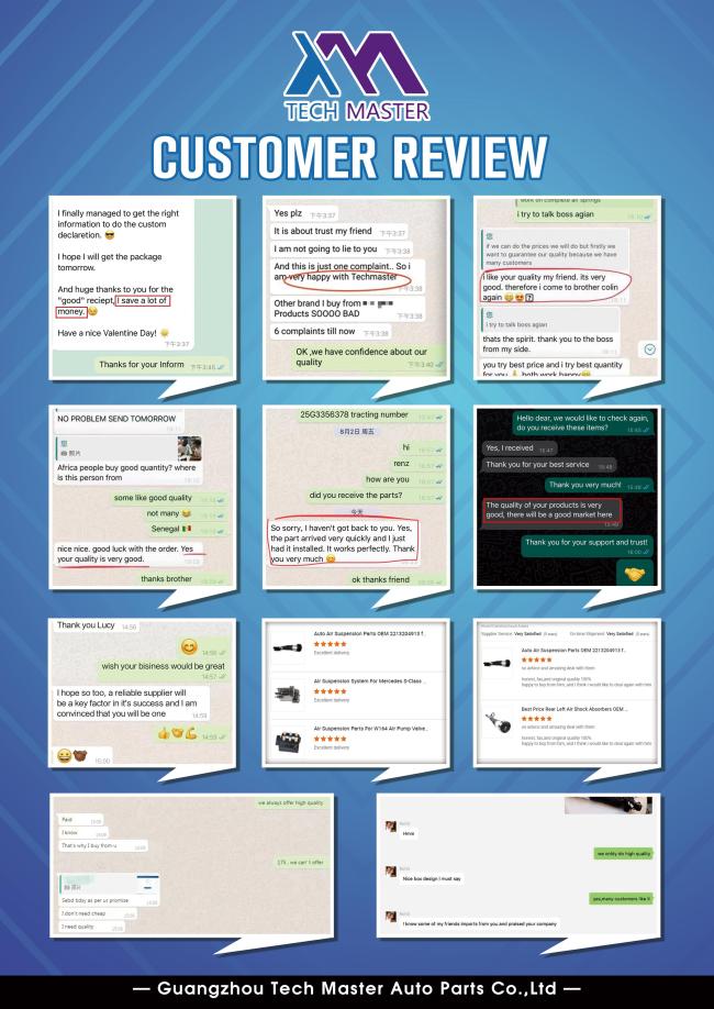 Customer feedback and testimonials