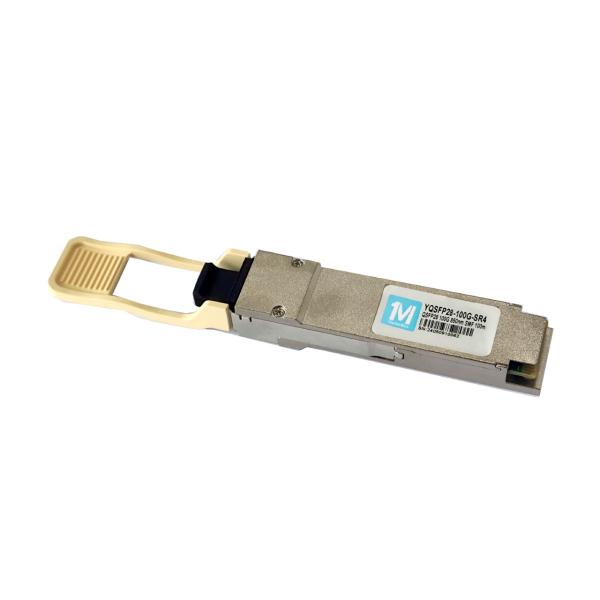 100G Data Rate MPO Optical Module QSFP28-100G-SR4 DDM Compatible 850nm 100m Fiber Optic Transceiver