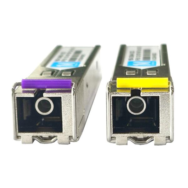 Fiber Type SMF 2.5G BIDI 80km 1490nm/1550nm SC Connector DDM WDM Simplex Optical Module Transceiver SFP Module Time 3 years