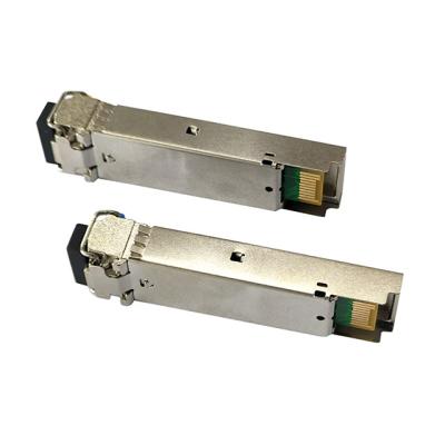 China 80km Distance Time 3 years LC Connector DDM WDM Simplex Optical Module Transceiver SFP Module 155M BIDI 1490nm/1550nmn for sale