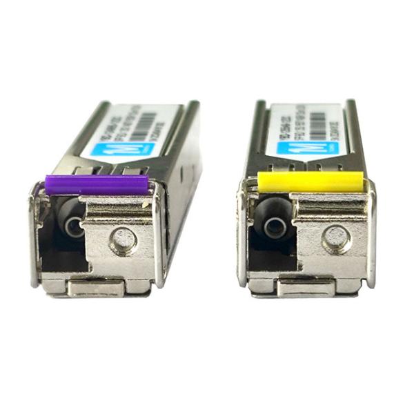 Quality 1.25G BIDI 60km 1490nm/1550nm LC Connector DDM WDM Simplex Optical Module for sale