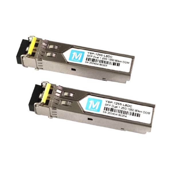 Quality FTTX 1.25G Duplex 100km 1550nm LC Connector DDM 1000BASE SMF Fiber Optic Module Pluggable SFP Transceiver for sale