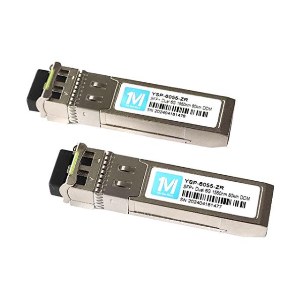 Quality 6G SFP Duplex 80km 1550nm LC DDM SMF 6GB Optical Module Singlemode SFP Module SFP for sale