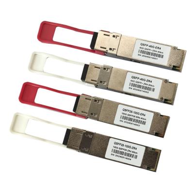 China 40G qsfp 1310nm 40km ER4 LC Optical module Network Data Rate 40Gbps QSFP-40G-ER4 DDM Compatible qsfp transceiver module for sale