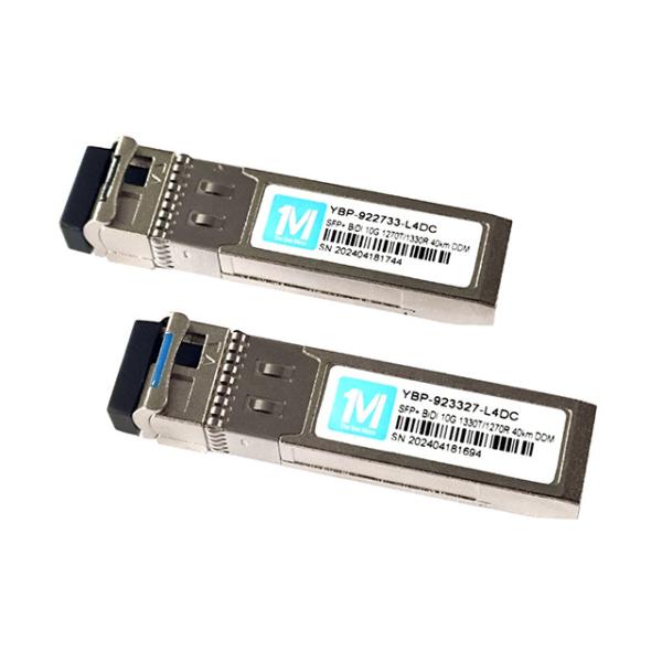 Quality High Capacity Data Transmission Fiber Type SMF 10G SFP BIDI 40km 1270nm/1330nm WDM LC Connector DDM Optical Transceiver for sale
