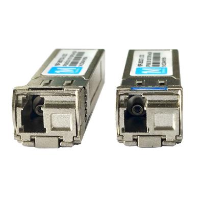 China High Capacity Data Transmission Fiber Type SMF 10G SFP BIDI 40km 1270nm/1330nm WDM LC Connector DDM Optical Transceiver for sale