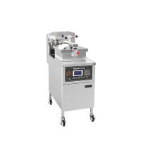 Quality LCD Panel Electric Commercial Vertical Chicken Pressure Fryer With Filtration for sale