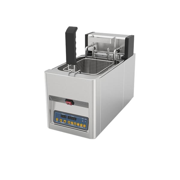 Quality 8L Table Top Style Auto Lift 3KW Electric Digital Open Deep Fryer for sale