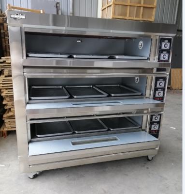China High Quality CE ISO Electric Gas Deck Bakery Pizza Bread Deck Oven for sale