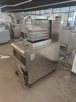 China 304SUS 17KW 380V Digital Computer Panel Batch Fryer Industrial 8HD Electric Open Deep Fryer for sale