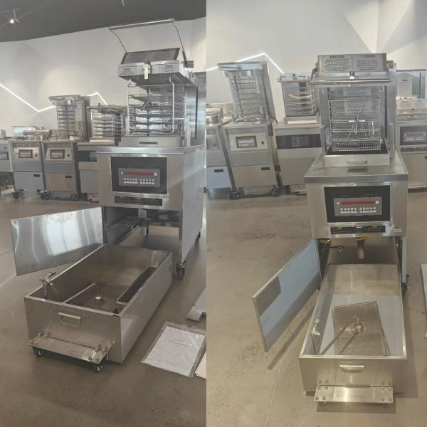 Quality 8HD Gas 220V 55L 5 Fry Tray High Productivity Broaster Chicken Pressure Fryer for sale