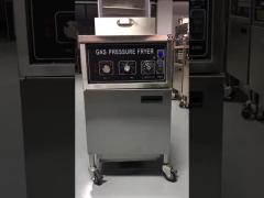 Mechanical Panel 304 SUS Gas Heating Chicken Pressure Fryer Without Oil Filtration