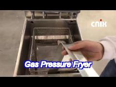 Digital Compute Panel Gas Heating 4HD Broast Frying Machine Chicken Pressure Fryer