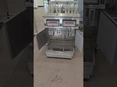 LPG Gas Natural gas Double Tanks Four Baskets Digital  Panel gas Chips Open Fryer
