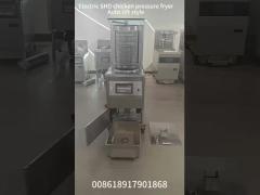 6HD Electric 12KW 380V 28L 6 Fry Tray Big Productivity Round Auto Lift Broaster Chicken Pressure Fryer