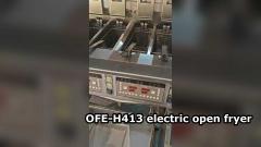OFE-H413 Auto Lift 4 Pots 4 Baskets Digital Computer Panel With Oil Filter System 28kw Electric&Gas