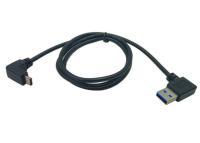 China Smarter Right Angle usb 3.1 type c braid Cable Compatible With 15 Different Style Macbook for sale