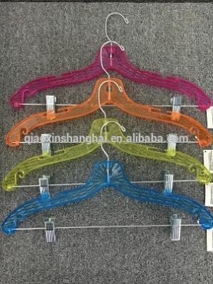 China VICS HANGER 5441, PLASTIC HANGER COLOR HANGER CLIP HANGER CHEAP for sale