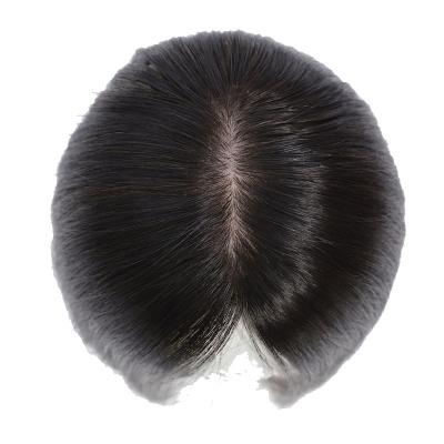 China Silky Straight Women's Toupee with Heavy Density and Left Toupee Design 100% Human Hair for sale