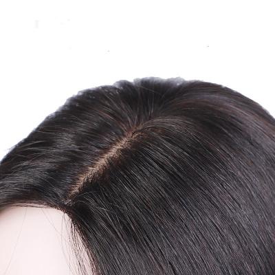 Cina Etero 140% Densità di toupee 100% Capelli umani Capelli lunghi Per donne con stile in vendita