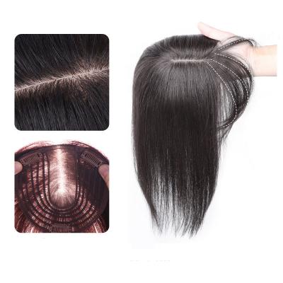 Cina Direct Women's Toupee with 100% Human Hair and Silk Base in Small/Large/Average Size in vendita