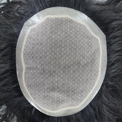 Cina Piccole/Grandi/Mediane dimensioni Capelli umani maschili 100% base seta capelli Toupee con 90% di densità in vendita